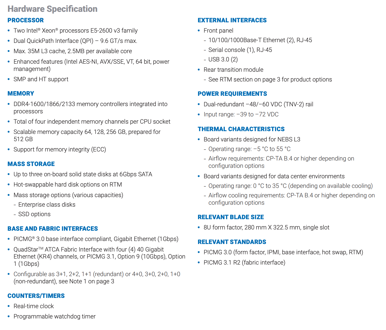 Dual Haswell Server Blade - Autech Technology