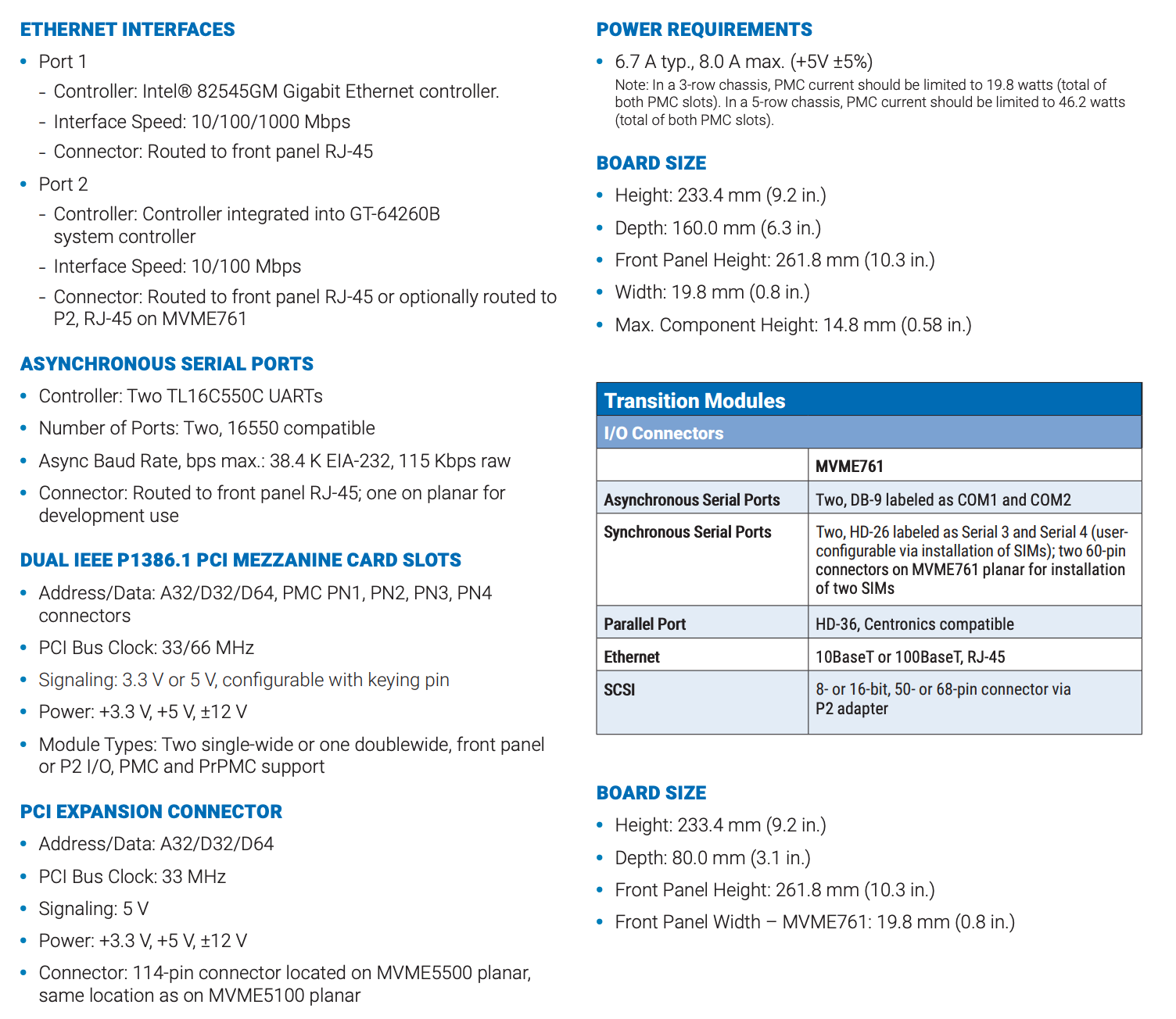 MPC7457 VME SBC - Autech Technology