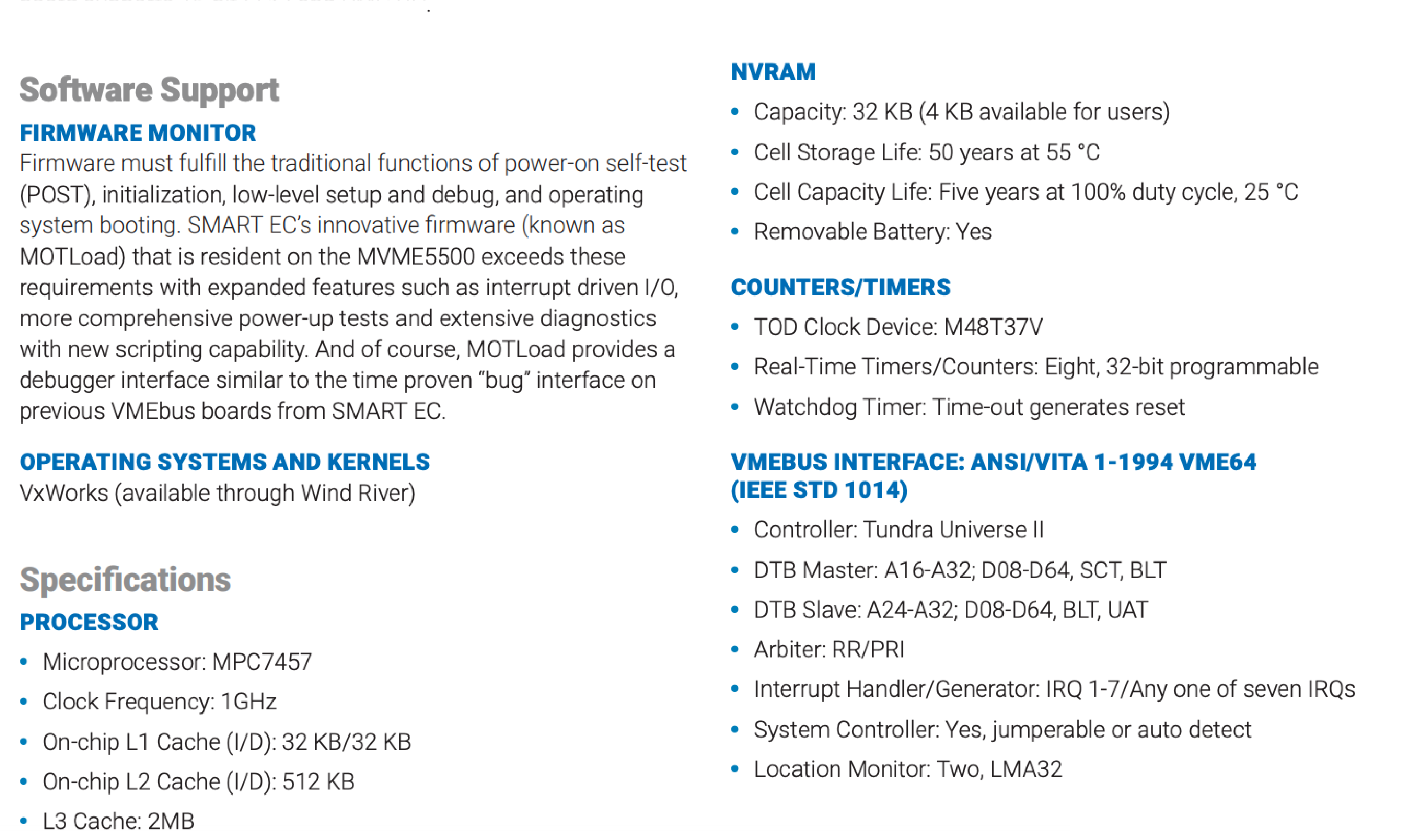 MPC7457 VME SBC - Autech Technology