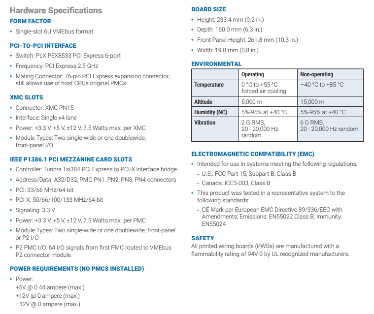 XMC Expansion VME Board - Autech Technology